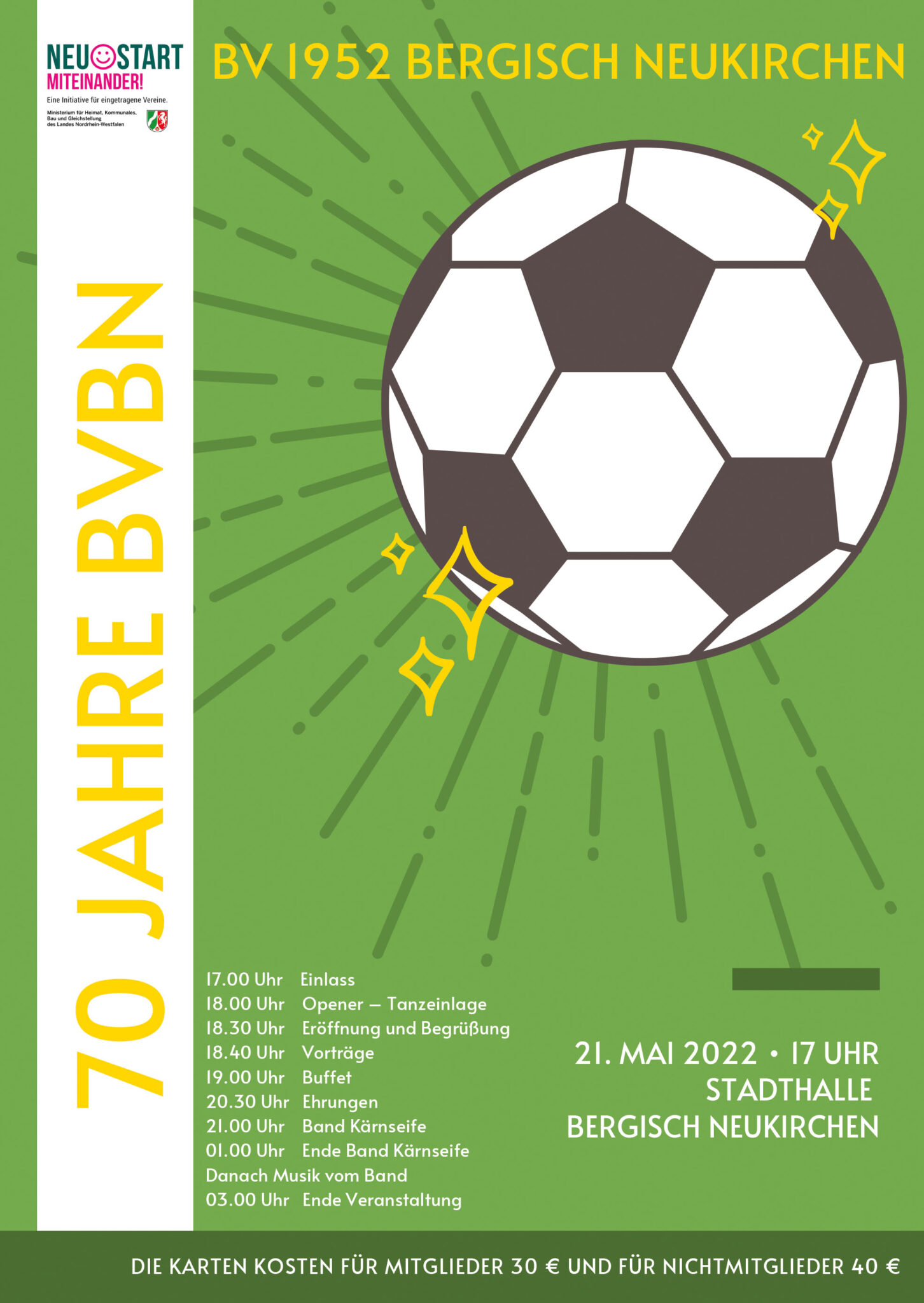 70 Jahre BVBN – BV Bergisch Neukirchen